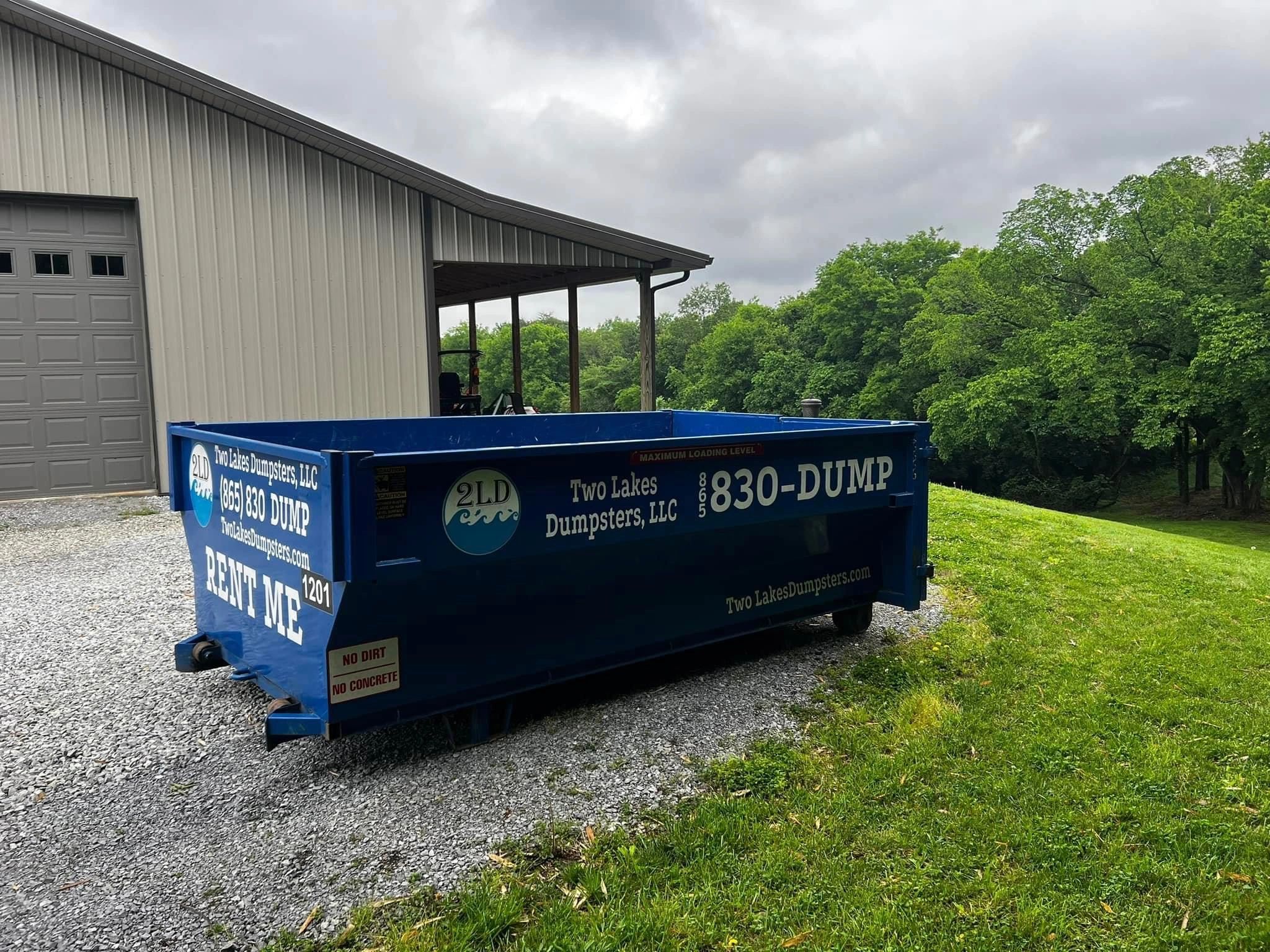 Roll Off Dumpster - Two Lakes Dumpsters